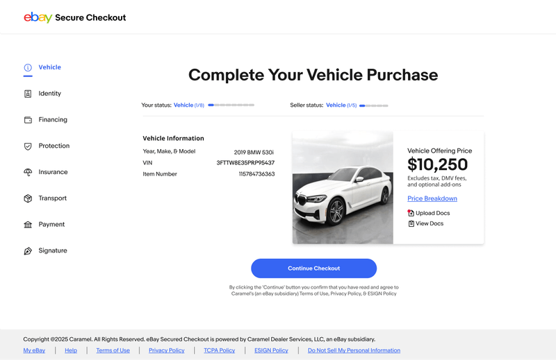 eBay Secure Checkout